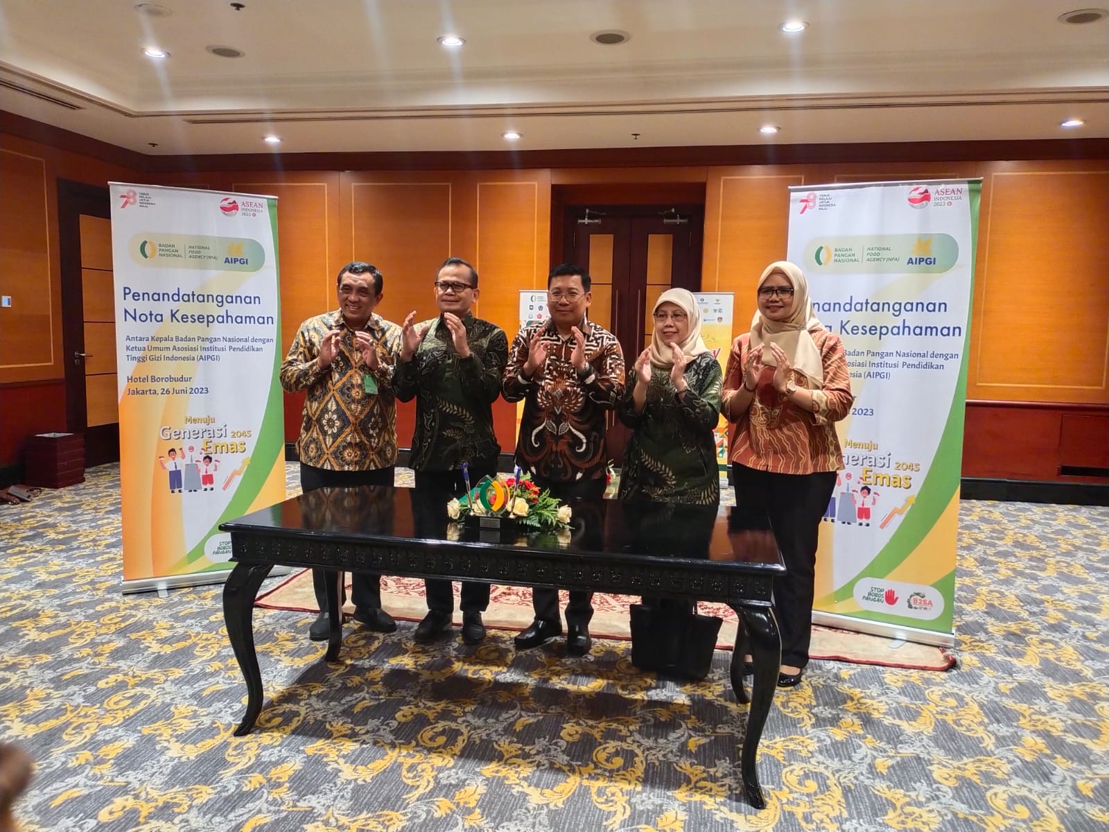 KETUA UMUM AIPGI MENANDATANGANI NOTA KESEPAHAMAN PROGRAM BADAN PANGAN ...